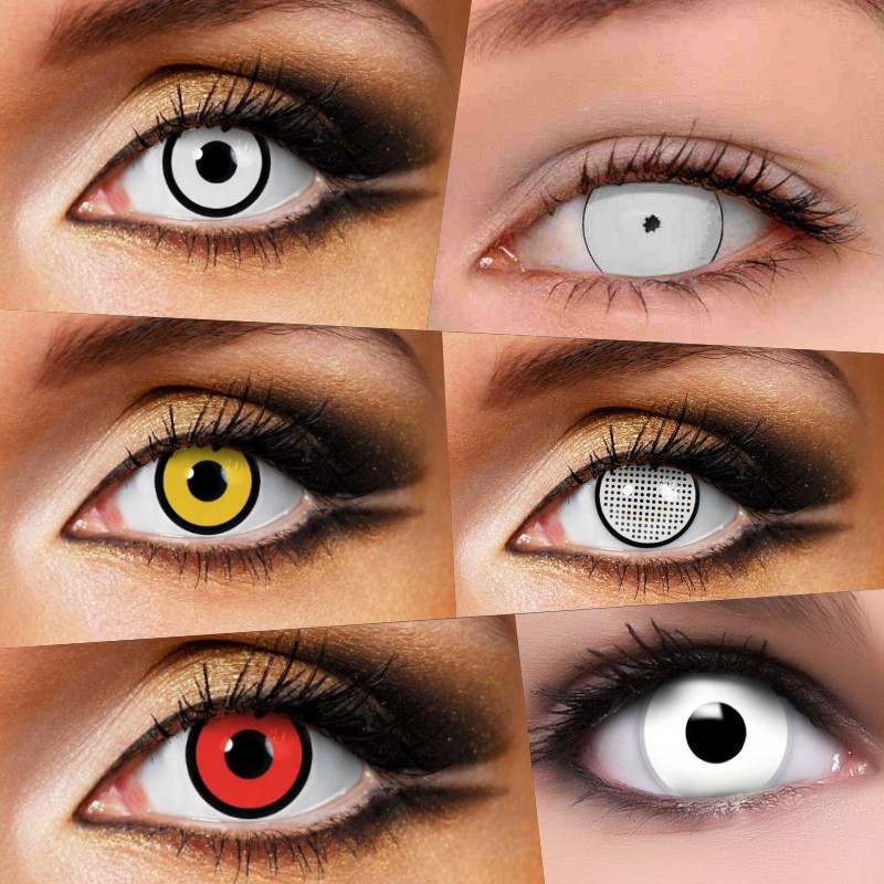 PUPILENTES HALLOWEEN LENTES DE CONTACTO DE COLOR CARACTERIZACION ...