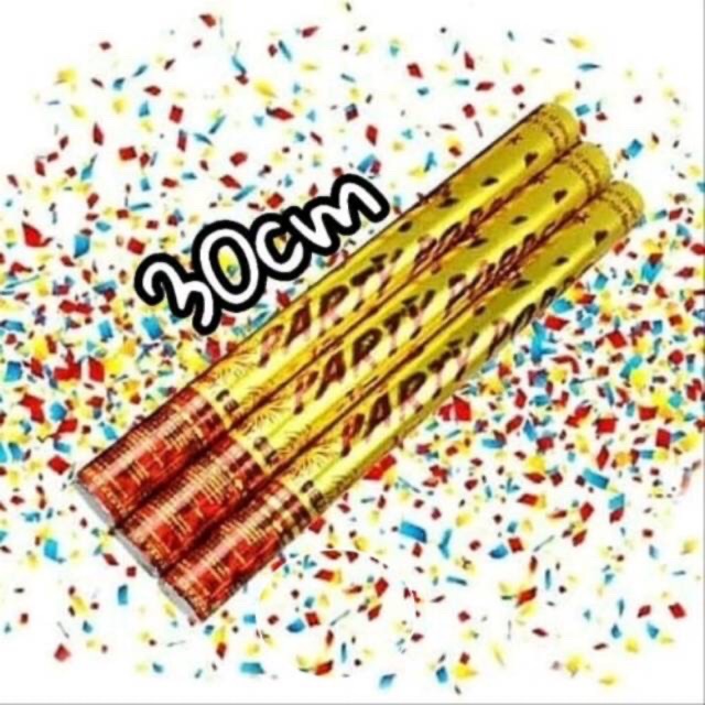Fiesta popper de 30 cm/Confetty popper | Shopee México