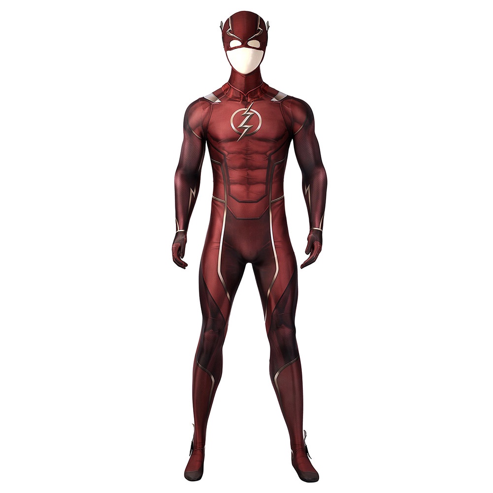 En Stock El Flash Cosplay Disfraz Mono Trajes De Halloween Carnaval ...