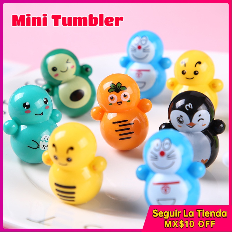 Mini Tumbler Doll Mini Pikachu/Minions Mini Juguetes Para NiñOs Adornos ...