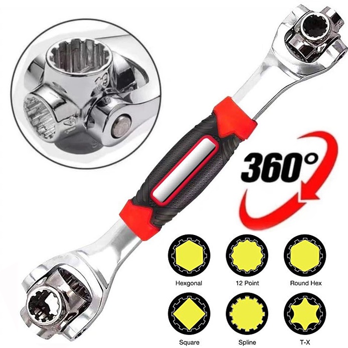 Llave De Tuercas Multiuso 48 En 1 Con Giro De 360 Grados | Shopee México