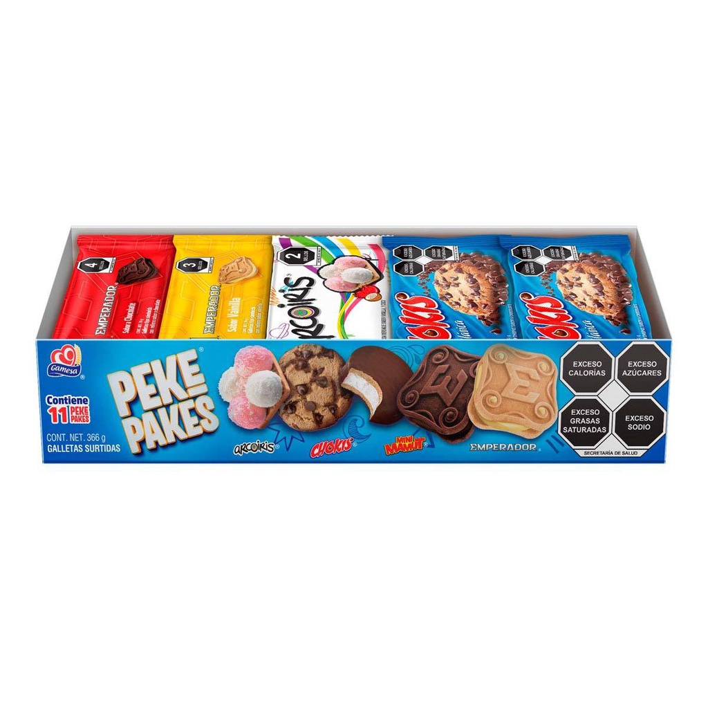 Galletas Peke Pakes Surtido De Gamesa 14 Piezas | Shopee México