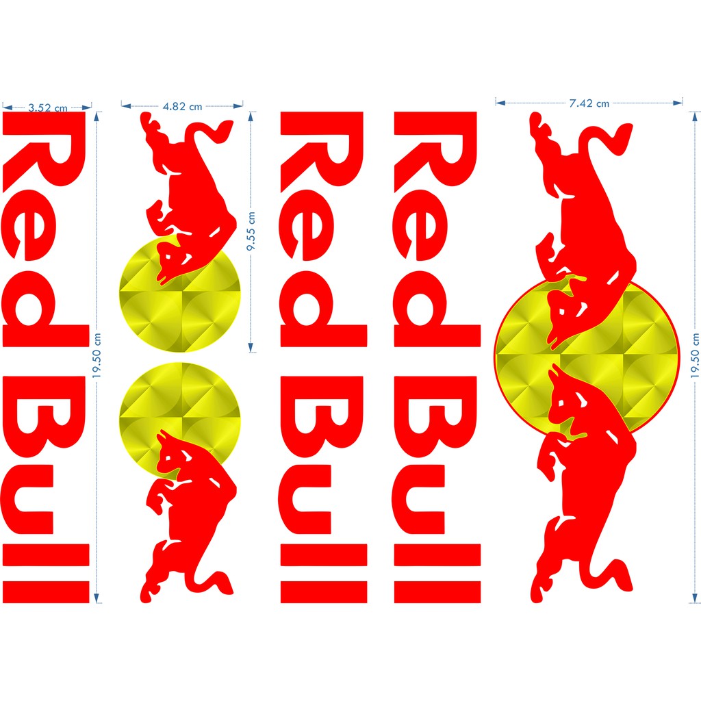 Kit Pegatinas Red Bull Efx Ss Moto Vinil Shopee México