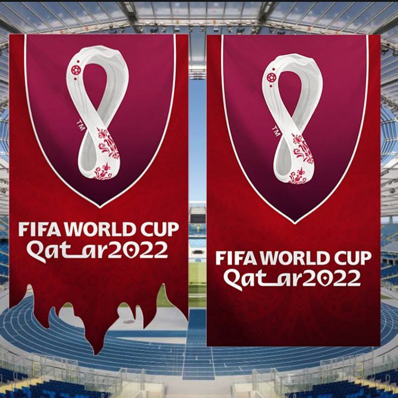 Yb6 La Copa Mundial De La Fifa Qatar 2022 Bandera Regular E Irregular