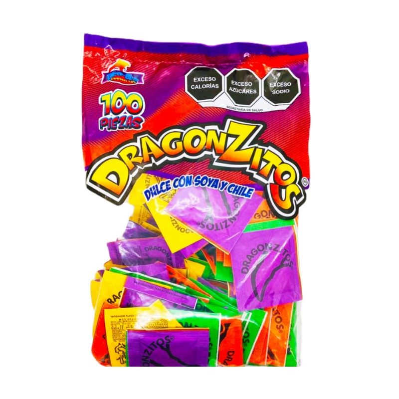 Dulce Dragonzitos 100 Piezas Dulce Con Chile Shopee México
