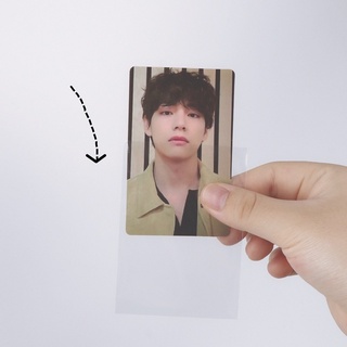 100pcs KPOP Card Sleeves Card Protector Unsealed Game Sleeves Lomo ...