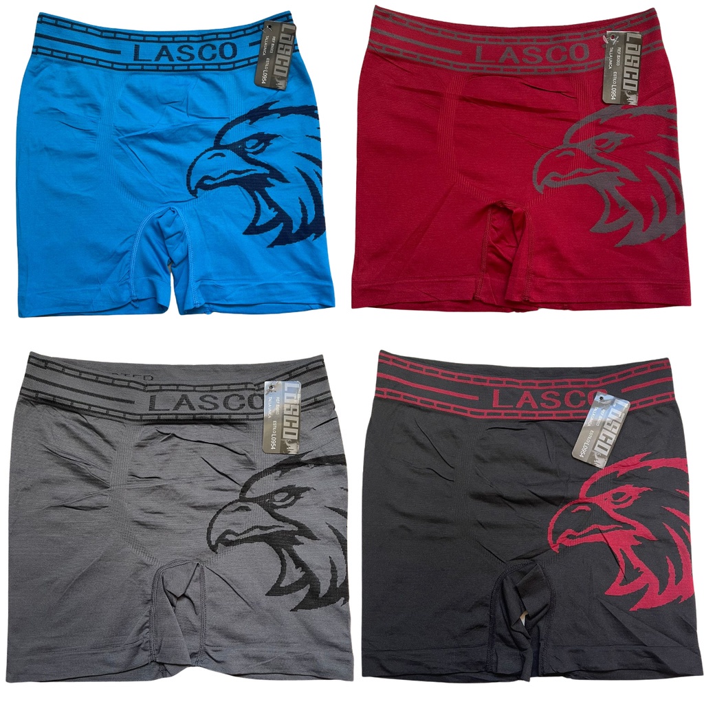 12 Piezas Boxer Largo Licra Unitalla Para Hombre | Shopee México