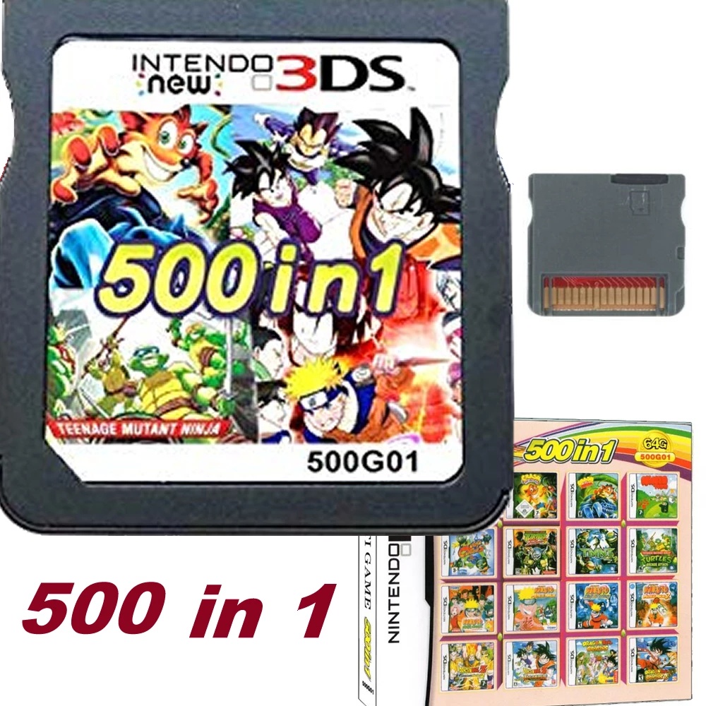Nintendo 23/208/468/482/486/488/500/502/520 En 1 DS 3DS 2DS NDSI NDSL NDS Lite Pokemon Consolas ...