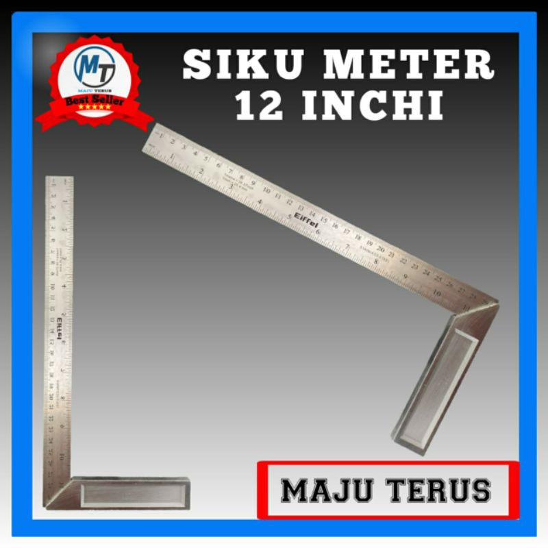 Codo de codo de 12 pulgadas - regla de carpintero - Mistar - regla de codo de 12 pulgadas ...