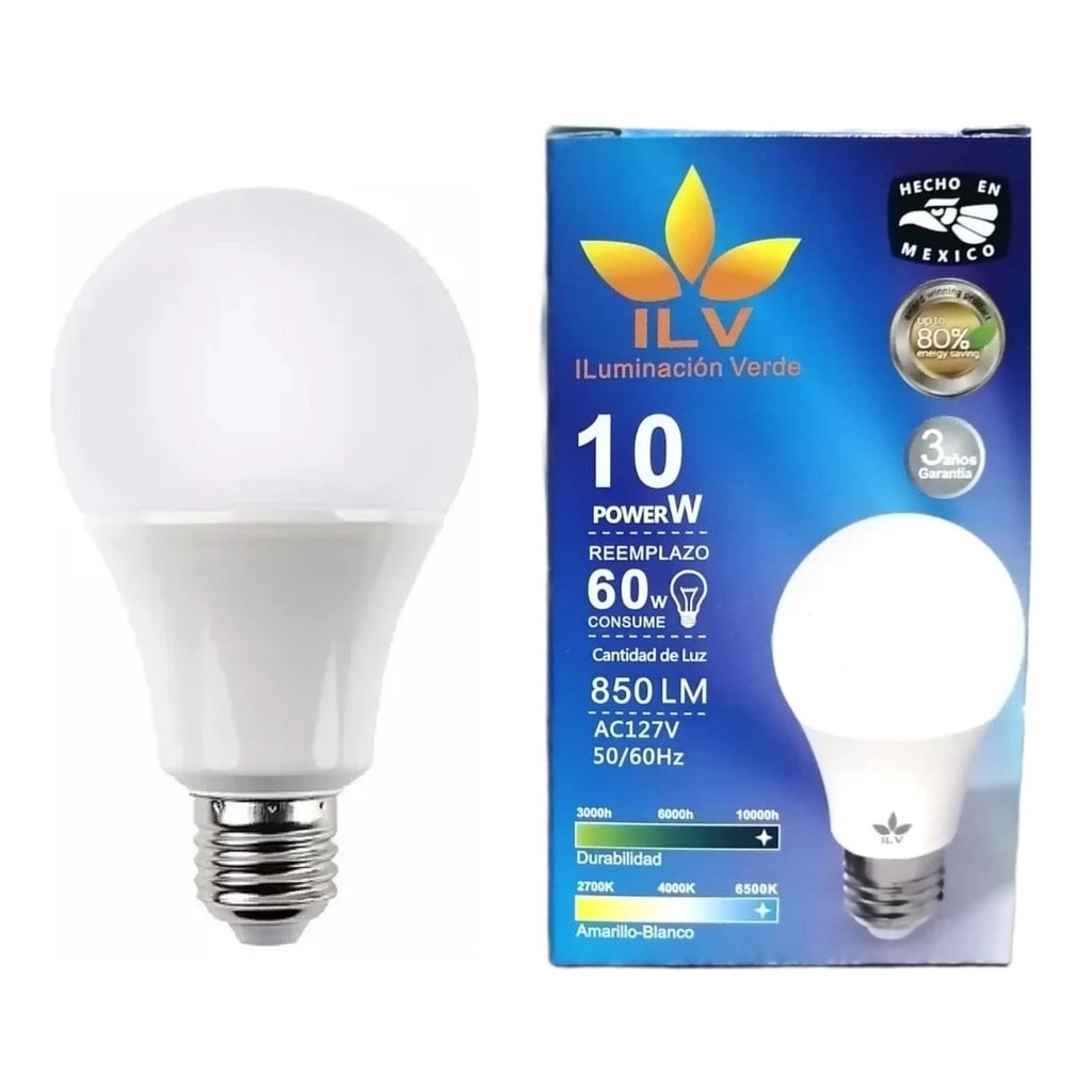Foco Led 10w Alta Gama Luz Blanca Super Led | Shopee México
