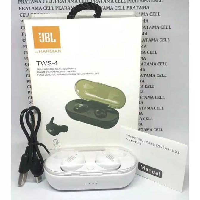 Jbl TWS-4 Wireless Bluetooth In The Ear (With Mic Yes, White, Black ...
