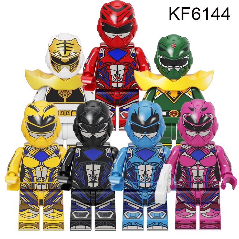 Mighty Morphin Power Rangers Lego Minifiguras Aisha Campbell Billy ...