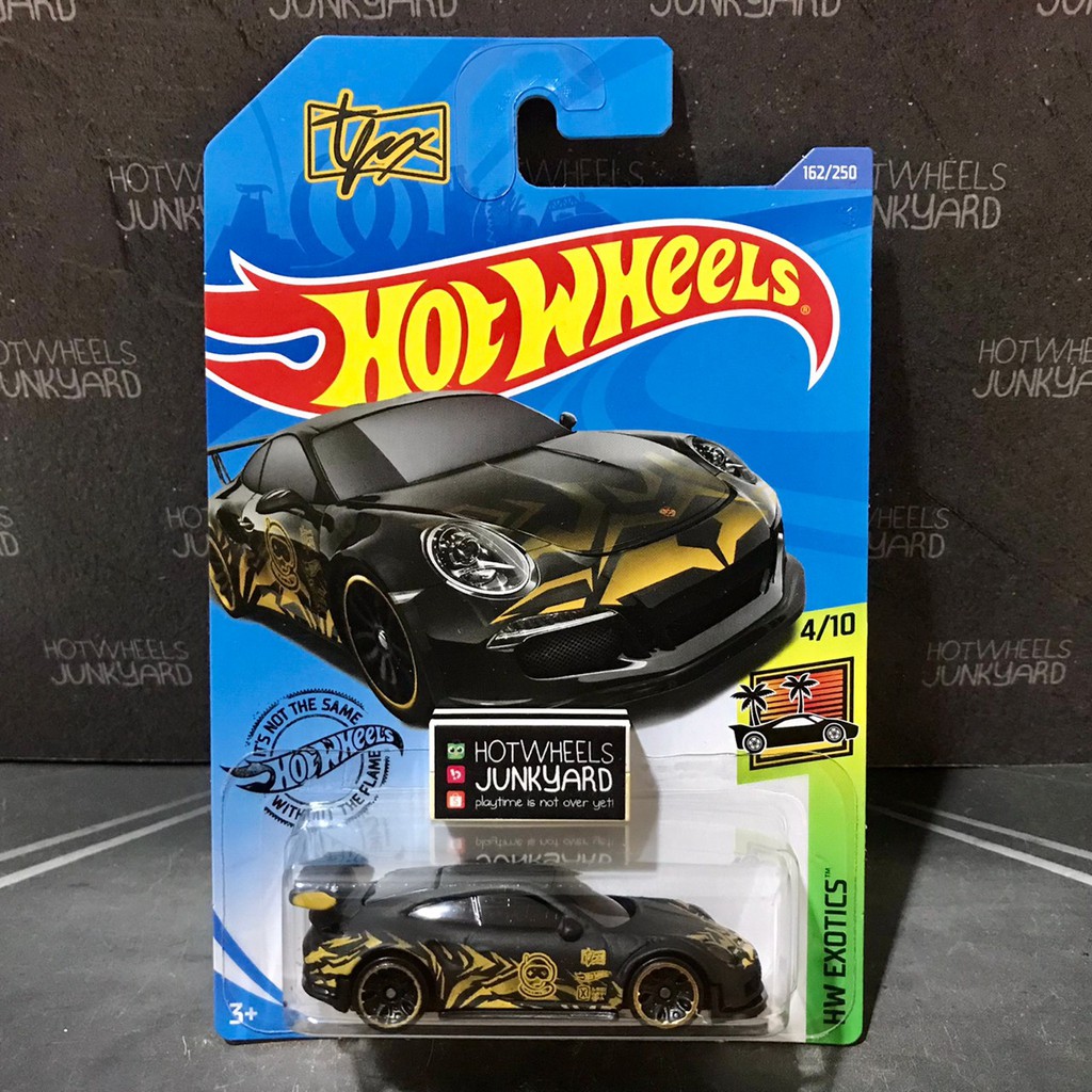 Hot Wheels Porsche 911 GT3 RS TFOX HW Exotics Tanner Fox negro | Shopee ...
