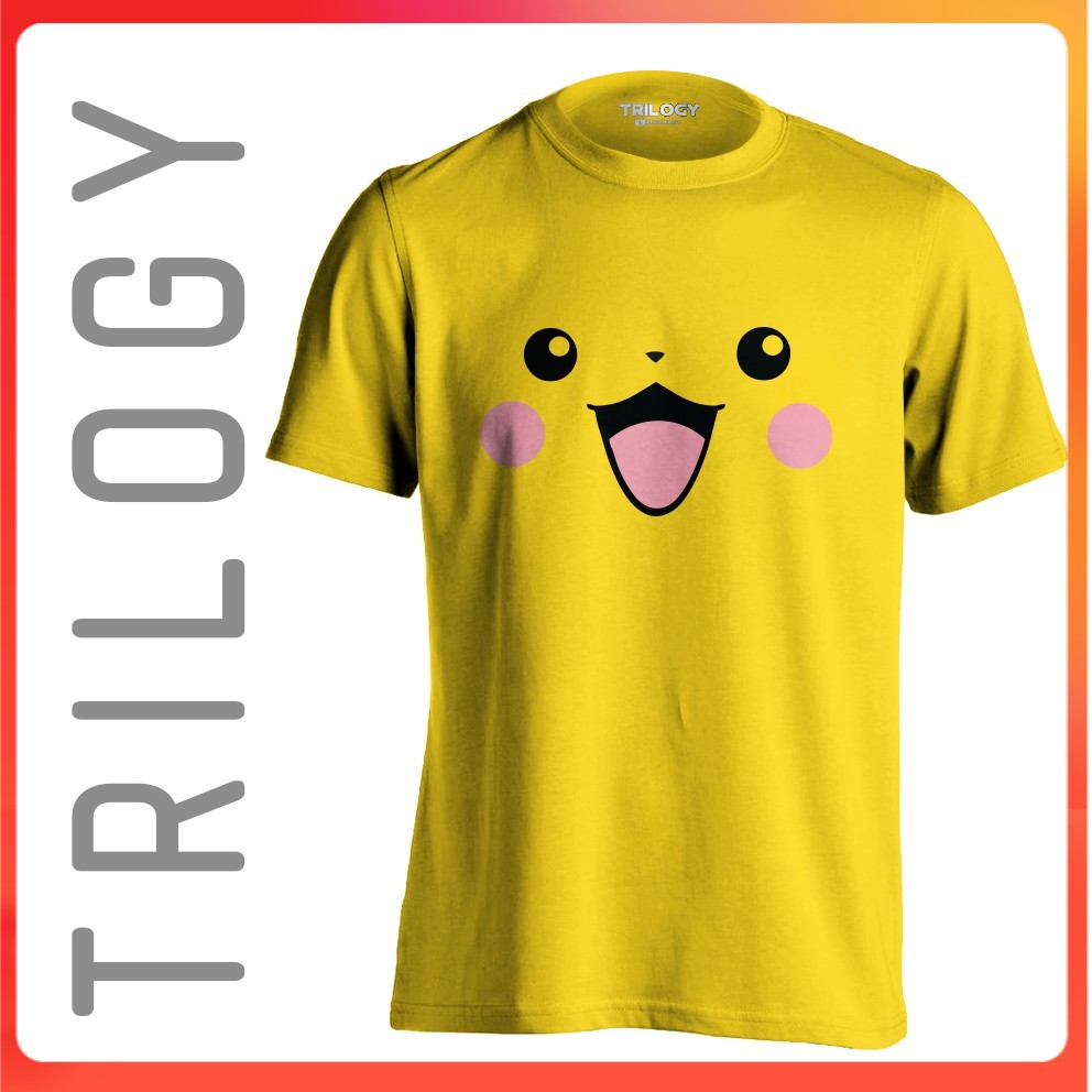 Camiseta ropa 0325 - Pokemon Pikachu cara - camiseta Premium - dibujos ...