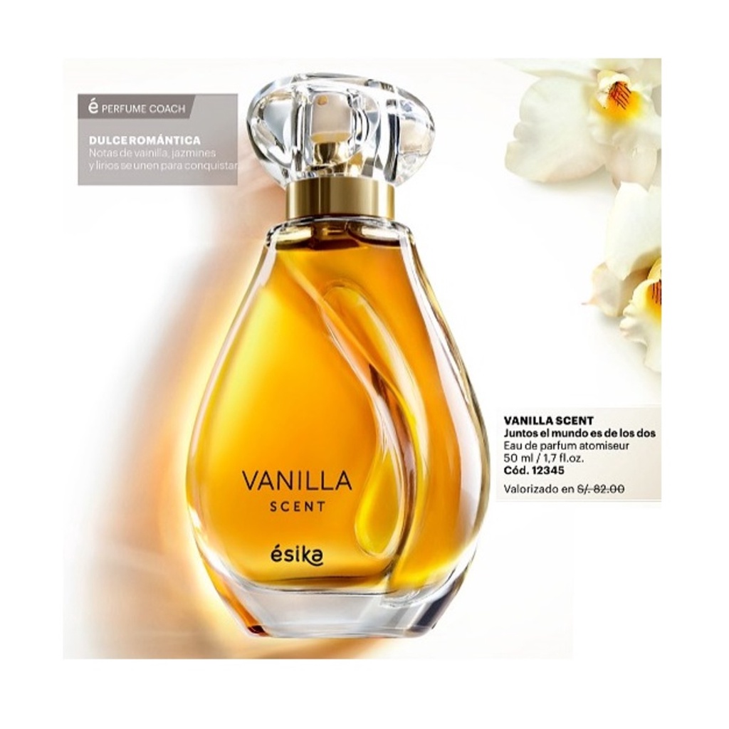 perfume fragancia dama vanilla scent mujer esika | Shopee México