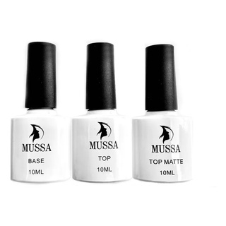 Set Gelish MUSSA 7 colores, 2 Limas, Lampara, 1 Base, 1 Top matte y top ...