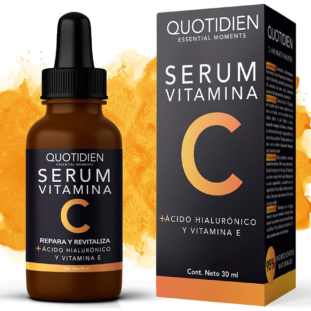 Serum Vitamina C Con Ácido Hialurónico Suero Cuidado Facial Hidrata