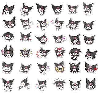 100Pcs Cartoon Cute Kuromi Waterproof Sticker Skateboarding Snowboard ...