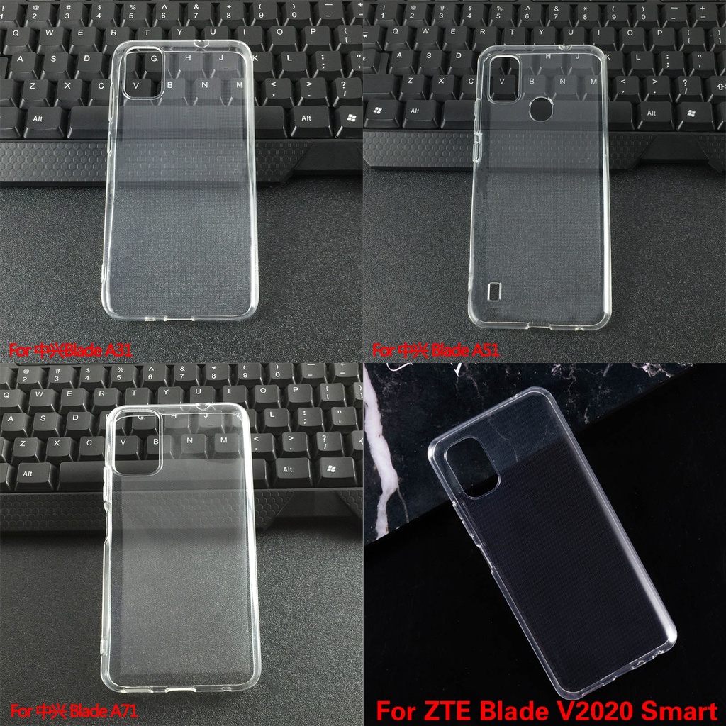 【ready Stock】silicone Phone Case For Zte Blade A71 A51 A31 V30 L9 A7 A5