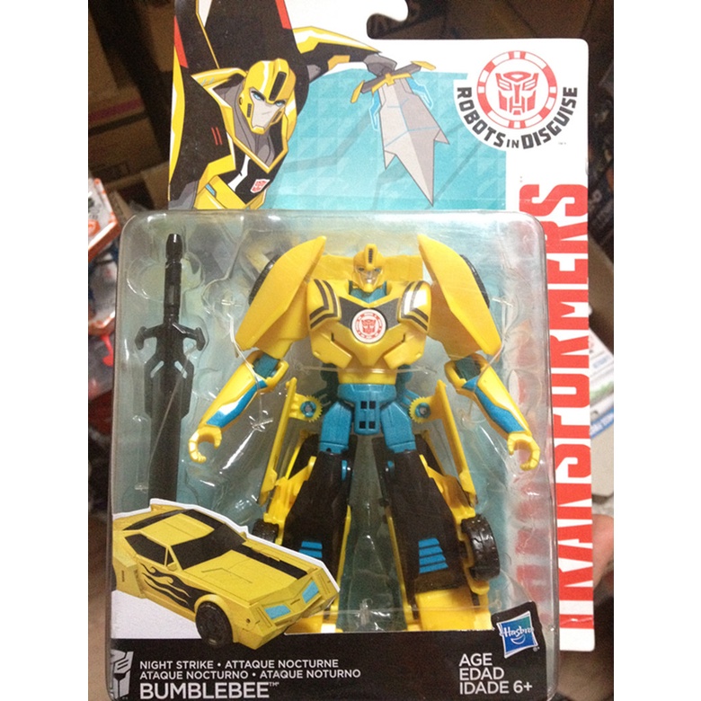 Transformers Warrior Class NIGHT STRIKE BUMBLEBEE Figura Robots En ...
