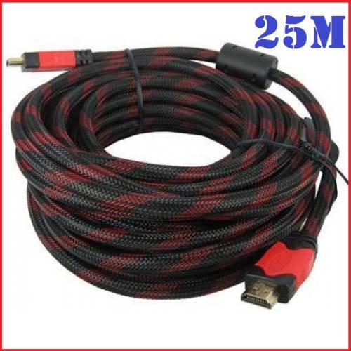 25m cable HDMI 25m cable HDMI fibra red. 25m cable HDMI red de fibra ...