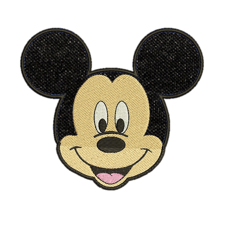 Parche Bordado Cara Mickey Mouse y Minnie Mouse | Shopee México
