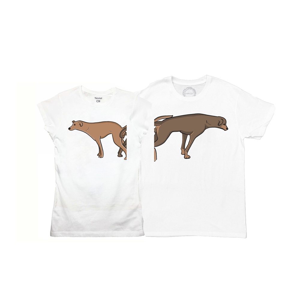 Playera Pareja Hombre y Mujer Perros Pegados 14 de febrero Meme Dia del ...