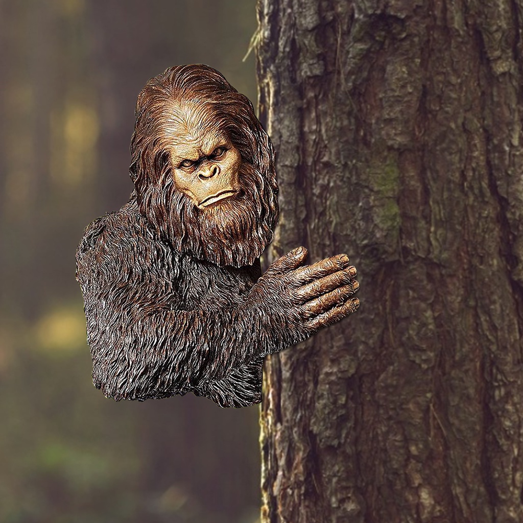 Bigfoot The Bashful Tree Statue 3D Resin Ornamen | Shopee México