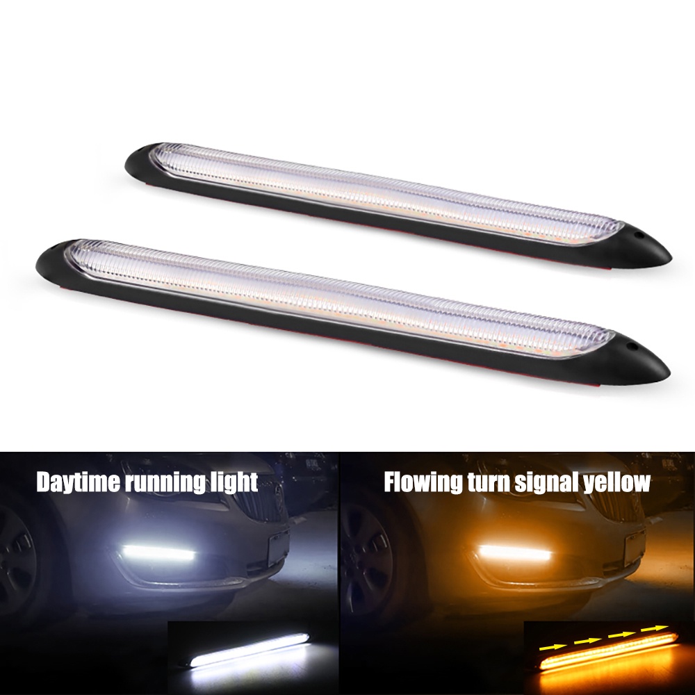 Tira LED Barra Drl Flecha Secuencial Amarillo Brillante Blanco RGB Luz ...
