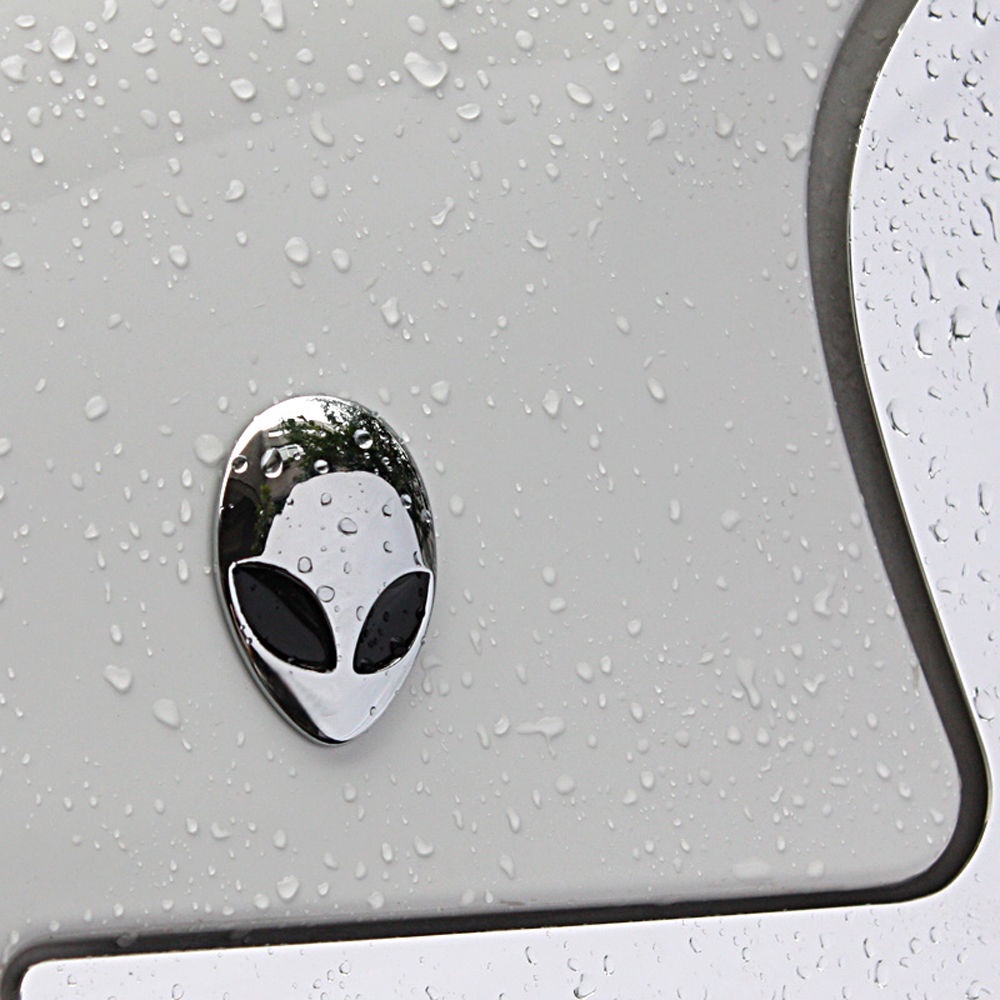 [Tiktok Hot] 3D Alienware Alien Head UFO Metal Auto Motorcyle Badge ...