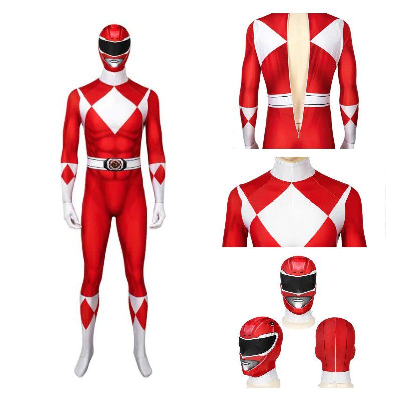 92MW Power Rangers Disfraz Niños Adulto Cosplay De Fiesta Mono ...