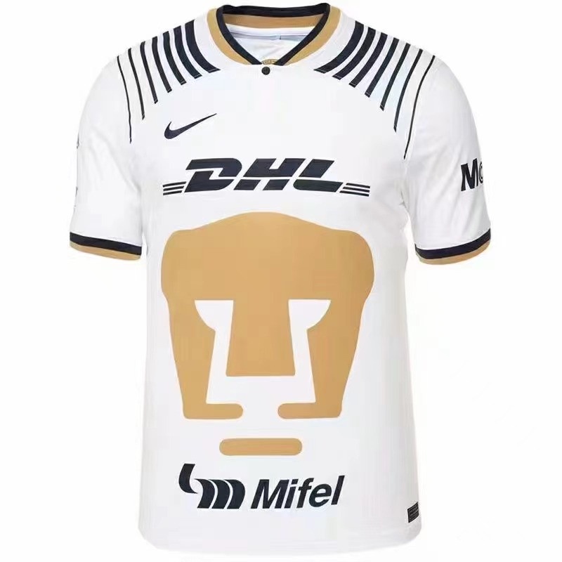 Pumas UNAM Mexiko 2022-2023 Camiseta De Fútbol En Casa Blanco SALVIO ...