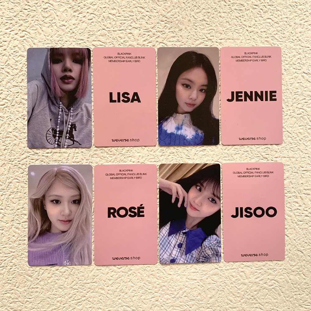 Kpop Blackpink BLINK MEMBERSHIP EARLY BIRD Photocards | Shopee México Kpop Blackpink BLINK MEMBERSHIP EARLY BIRD Photocards | Shopee México