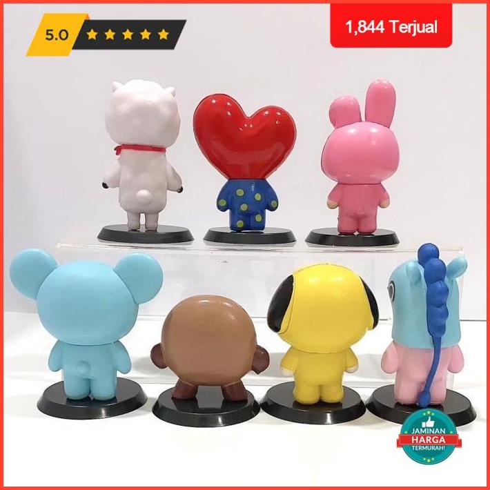 Peak Bt21 Bts Figure Set de 7 piezas Koya Rj Shooky Mang Chimmy Tata Cooky exclusivo | Shopee México