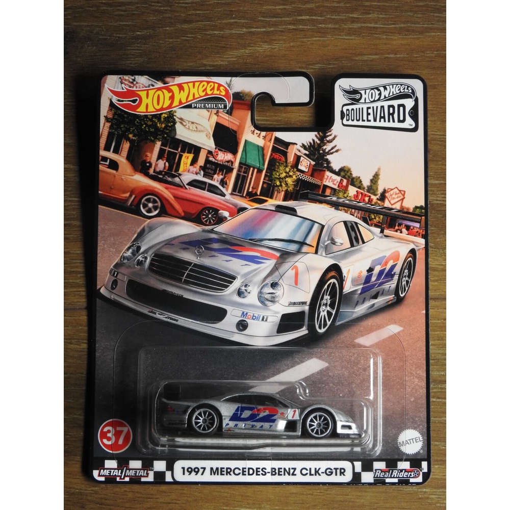 Hot Wheels Boulevard 1997 Mercedes-Benz CLK-GTR plateado | Shopee México