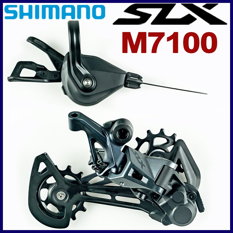 Shimano SLX M7100 Groupset 12 Velocidades SL-M7100-R Palanca Derecha RD-M7120/SGS Desviador ...