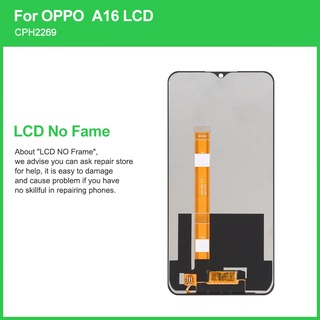Display Pantalla Touch Compatible Oppo A16 A16s CPH2269 CPH2271 LCD | Shopee México