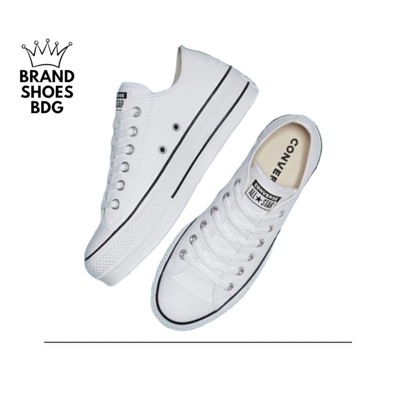 Zapatos Converse Chuck Taylor All Star lift Plataforma Blanca | Shopee ...