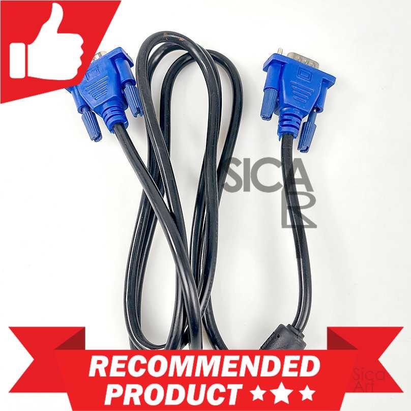 Cable Vga de 15 pines macho a macho 1,36 metros | Shopee México