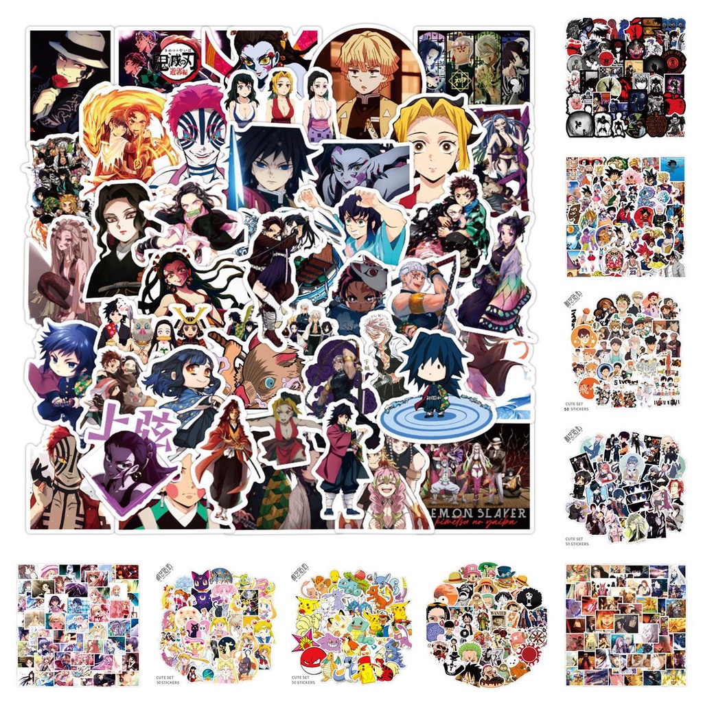 50Pcs/kit anime stickers Pegatinas De Anime Nrauto Kimetsu no Yaiba ... 50Pcs/kit anime stickers Pegatinas De Anime Nrauto Kimetsu no Yaiba ...