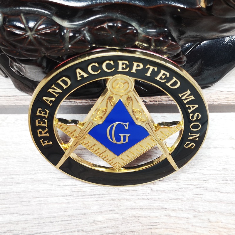 Masonic Auto Car Insignia Emblemas mason freemason BCM 36 G Negro Libre ...