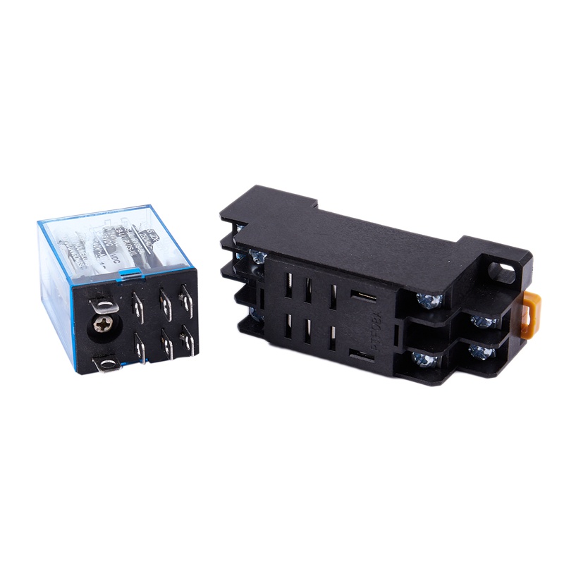 12V DC Coil Power Relay DPDT LY2NJ HH62P-L JQX-13F 10A With PTF08A ... 12V DC Coil Power Relay DPDT LY2NJ HH62P-L JQX-13F 10A With PTF08A ...