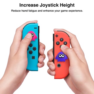 Splatoon 3 Joycon Pulgar Grips , Funda De Joystick De Silicona Suave Para Nintendo Switch/OLED ...