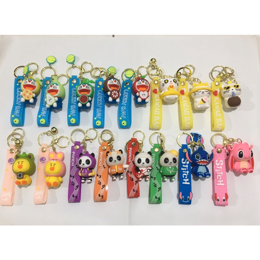 Llavero Koala de dibujos animados/ doraemon/hola kitty/panda/pato/mono ...