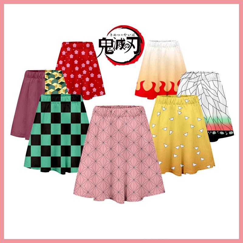 Ropa Demon Slayer nezuko shinobu tanjiro falda corta | Shopee México