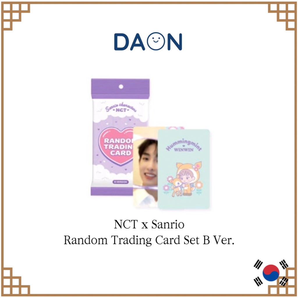 NCT x Sanrio Characters Random Trading Card Set B Ver. | Shopee México