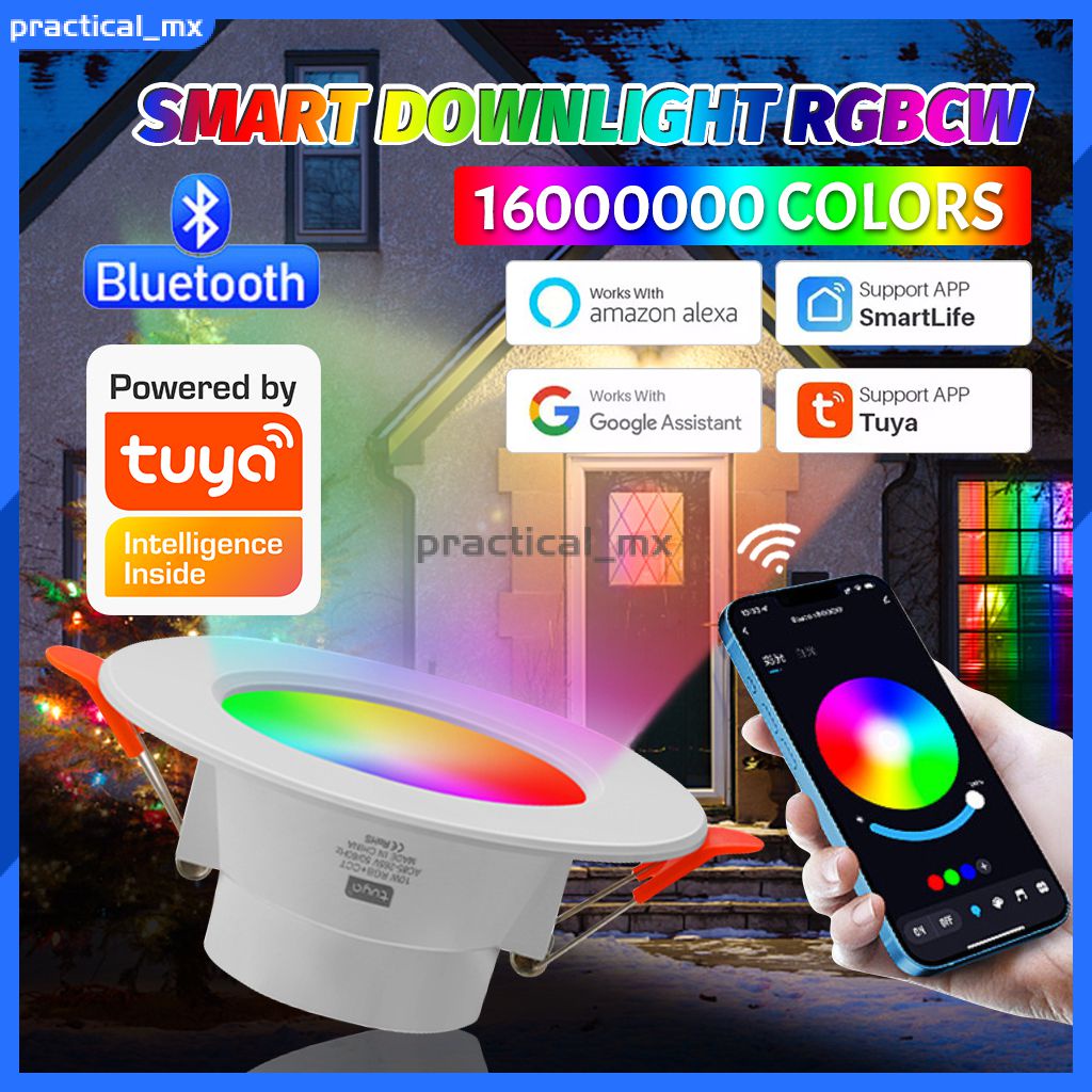 Bluetooth Spot Rgb LED Redondo Super Empotrable Luz Redonda , De Techo ...