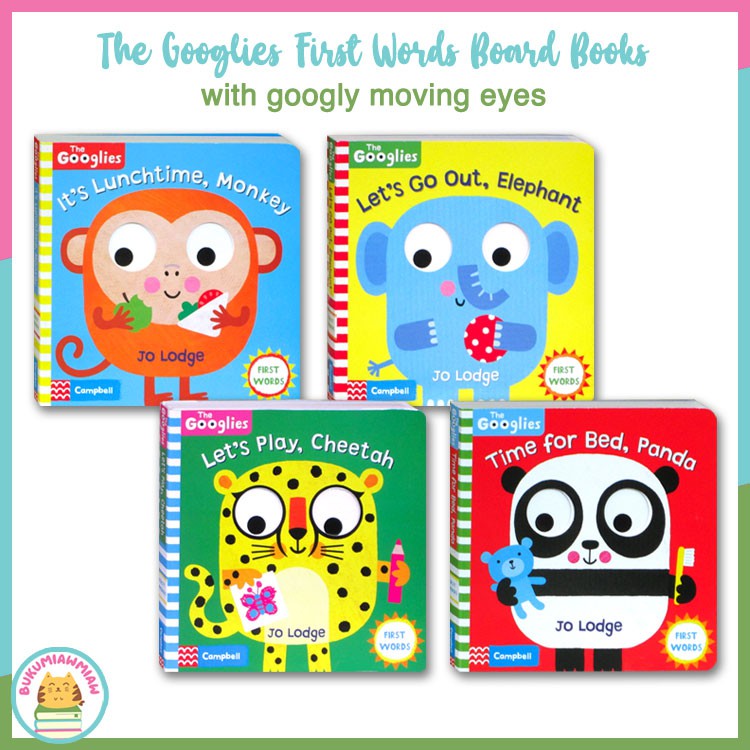 The Googlies First Words - libros de mesa con ojos movibles googly (WW ...