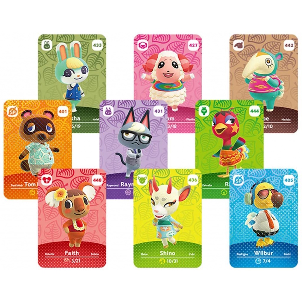 2022 48 Unidades Todas Las Tarjetas De Cruce De Animales Serie 5 Amiibo , ACNH New Horizons ...