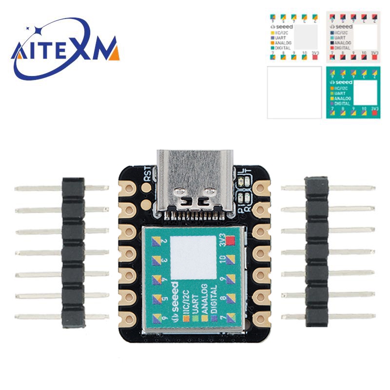 Type-C Seeeduino XIAO Placa De Desarrollo De Microcontrolador SAMD21 Cortex M0 + 48MHZ SPI I2C ...